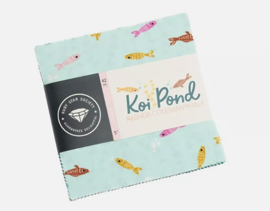 Charm Pack - Ruby Star Society - Koi Pond | Chocolate Pie Quilts and Fibers